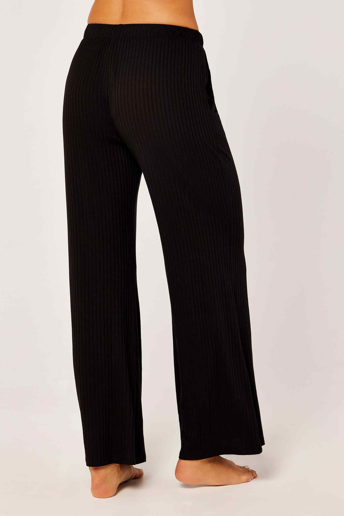 Loose Fit Ribbed Pants
